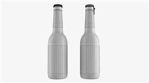 Glass Soda Soft Drink Water Bottle 20 Pbr 3d Model