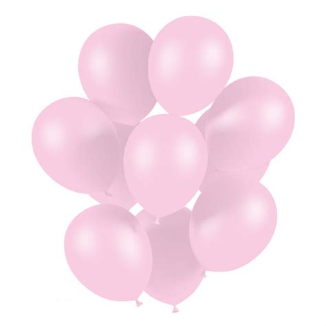 Ballons De Baudruche Rose Pastel 30 Cm France Effect