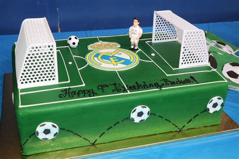 Beckett S 9th Birthday Real Madrid CR7 Soccer Cake Soccer Cake Boy