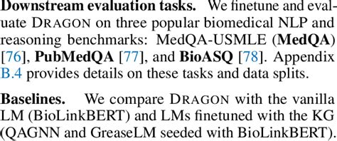 accuracy on biomedical nlp tasks dragon outperforms all previous