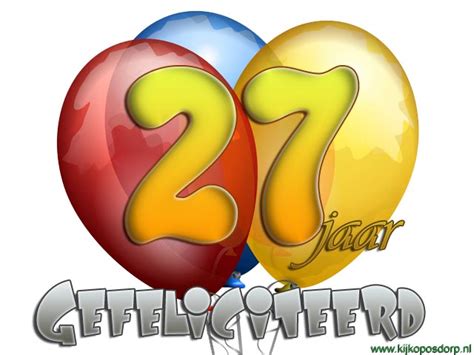 Jakosawi E Cards 27 Jaar Ballon
