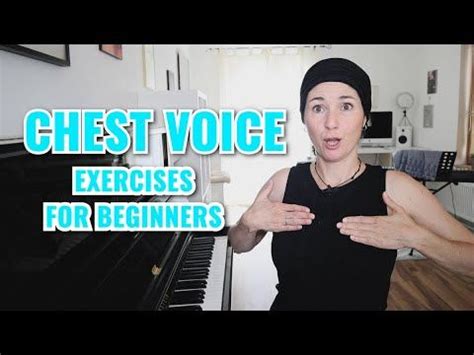 CHEST VOICE EXERCISES FOR BEGINNERS | Learn singing, Singing tips ...