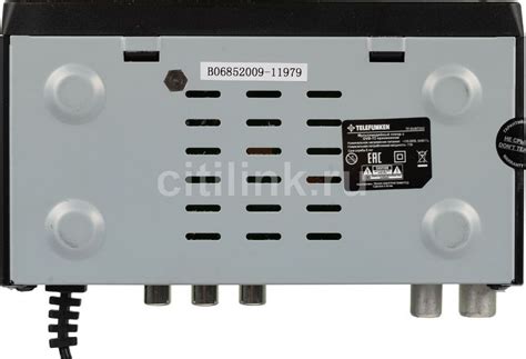 Ресивер DVB-T2 Telefunken TF-DVBT262, черный – купить в Ситилинк | 1450040