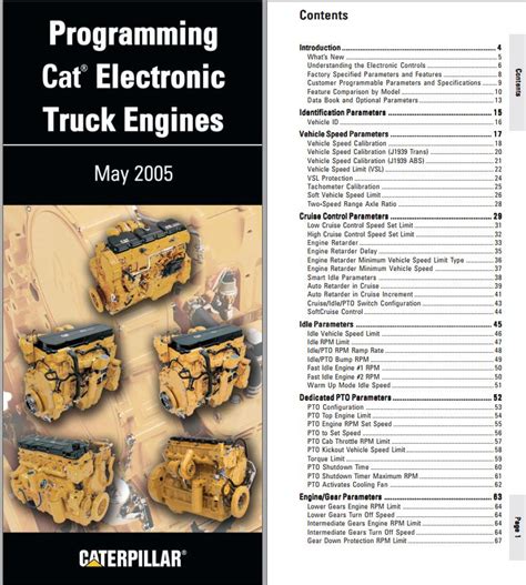 Caterpillar Truck Engines Programming Parameter 05 2005 Auto Repair