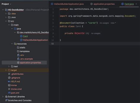 100daysofcode Java Springboot Hearthstone Matt Kitchens