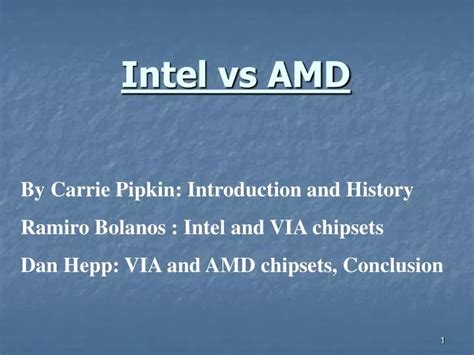 Ppt Intel Vs Amd Powerpoint Presentation Free Download Id