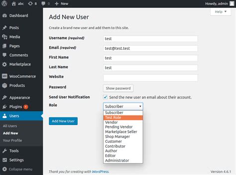 create custom role in wordpress with capabilities