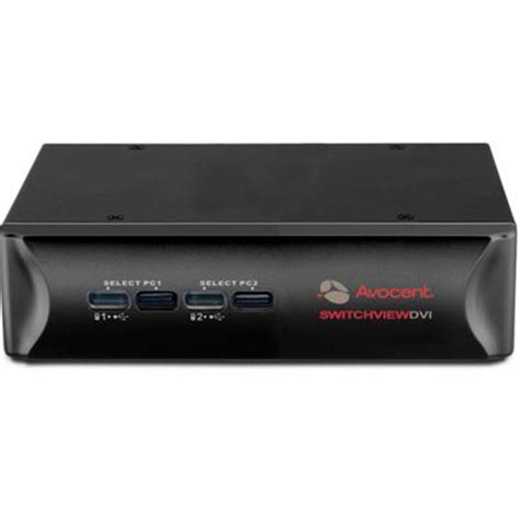 Switchview Dvi 2 4 Port Dvi Kvm Switch Avocent Bellequip