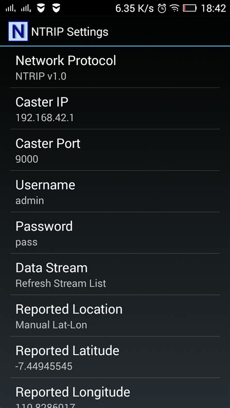What Is Username For Ntrip In Base Mode Getting Started Emlid