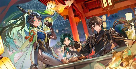 Zhongli Xiao And Xianyun Genshin Impact Drawn By Eiusersjgf2435