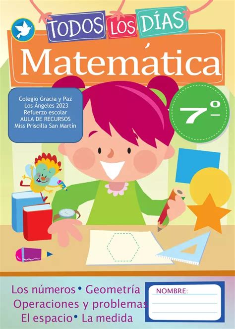 CUADERNILLO DE MATEMÁTICAS profe social