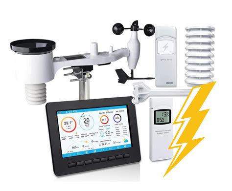 HP2551CA Pro WiFi Weather Station Lightning Detection WeatherShop