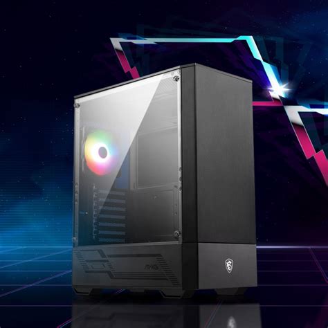 Jual MSI MAG FORGE 110R ARGB MID TOWER PC CASE CASING GAMING CHASSIS Shopee Indonesia