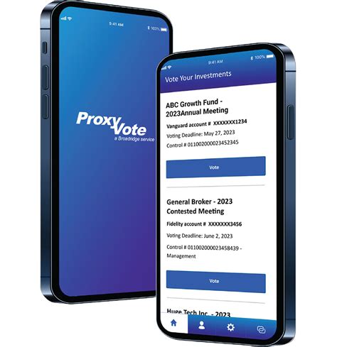 Proxy Voting App Broadridge