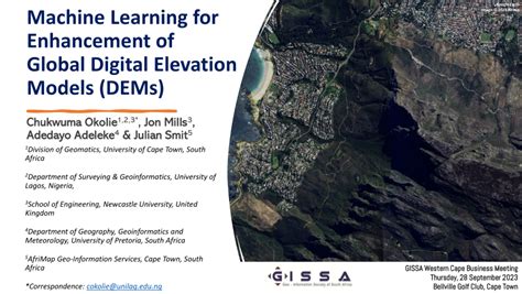 Pdf Machine Learning For Enhancement Of Global Digital Elevation Models Dems