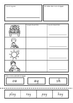 Digraph Worksheet Pack By Miss Ellie S Room Teachers Pay Teachers
