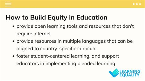 Learning Equality On Linkedin Edtech Blendedlearning Equityineducation Educationequity