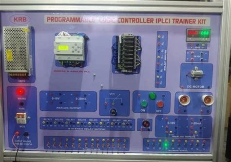 Digital Programmable Logic Controller Plc Trainer Kit For Laboratory