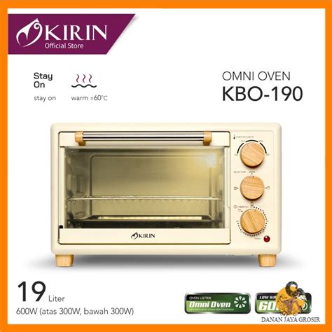 Jual Kirin Omni Oven 19 Liter KBO 190 Oven Listrik Low Watt Pemanggang