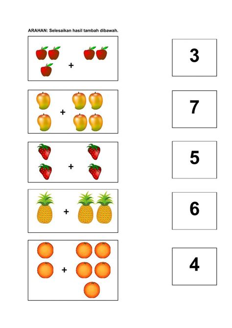 Maths Class 1 Addition By Counting Count The Number Of Objects 3f Preschool Counting