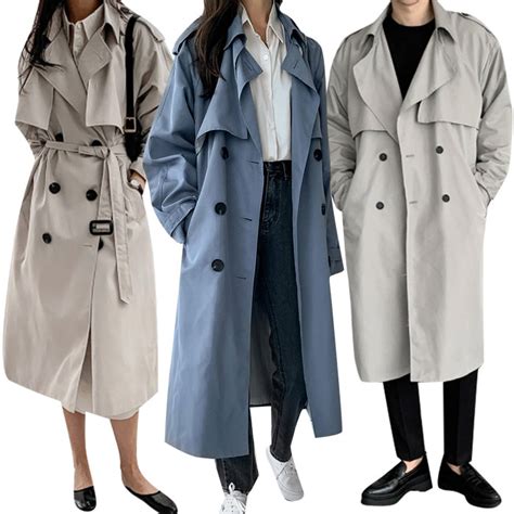 웜그레이 남녀가을의정석트렌치코트후기만족예쁜색감디자인 퀄리티는 덤 티몬