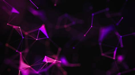 연결 점 들과 라인 추상 보라색 배경입니다 구조와 통신입니다 총 효과입니다 추상 과학 기하학적 네트워크 배경입니다 0명에 대한 스톡 사진 및 기타 이미지 Istock