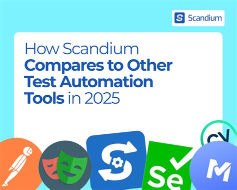 how scandium compares to other test automation tools in 2025 scandium