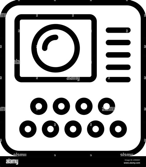 Digital Multimeter Icon Illustration For Electrical Measurement And
