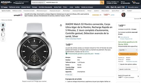 Xiaomi Watch S3 será lançado mundialmente em breve e o varejista revela