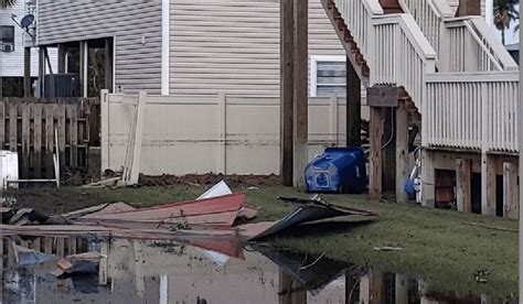 6 high water mark hwm observed in bear point east end of orange