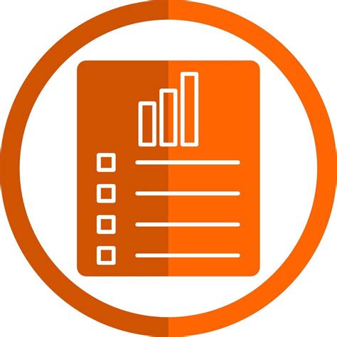Data Report Glyph Orange Circle Icon 42758314 Vector Art At Vecteezy