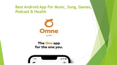Ppt Best Android App For Music Song Games Podcast And Health