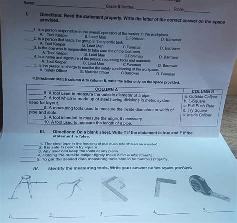 Direction Read The Statement Properly Write The Letter Of The Correct