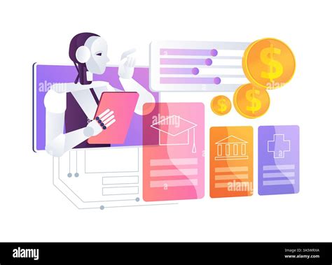 Ai Optimized Resource Allocation Abstract Concept Vector Illustration