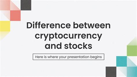 Diferencia Entre Criptomoneda Y Acciones Google Slides Y PPT