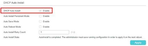 How To Configure Dhcp Auto Install To Let Switch Get Configuration File