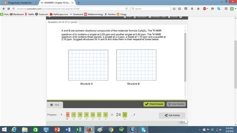 Solved A And B Are Isomeric Dicarbonyl Compounds Of The Chegg