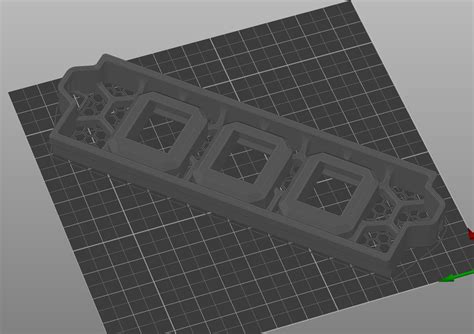 Triple Keystone Voron 0 2 Meshed Skirt By Diedirk Download Free Stl