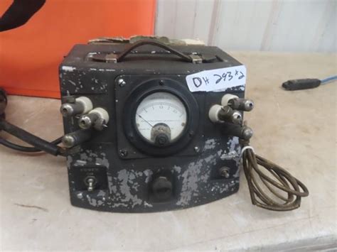 Old School Amp Tester And Klein Tool Box Mcsherry Auction Service Ltd