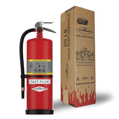 Amerex 4 A40 Bc 20 Lbs Abc Z Series Fast Flow Fire Extinguisher 791