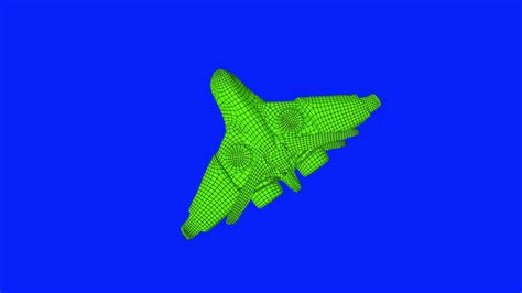 Space Ship Wireframe Rotating Animation 3d Spaceship 34892561 Stock Video At Vecteezy