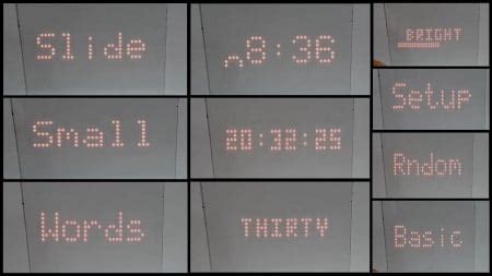 Diy Arduino Holographic Matrix Clock Arduino Maker Pro