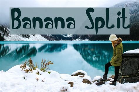 Banana Split Font