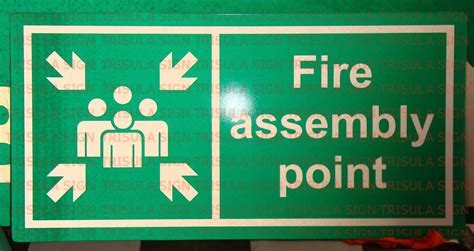 Rambu Fire Assembly Point ~ Jual Rambu Safety Sign