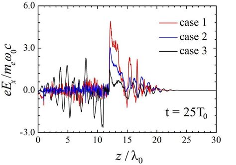 A 7c Show The Transverse Distributions Of The Longitudinal Electric