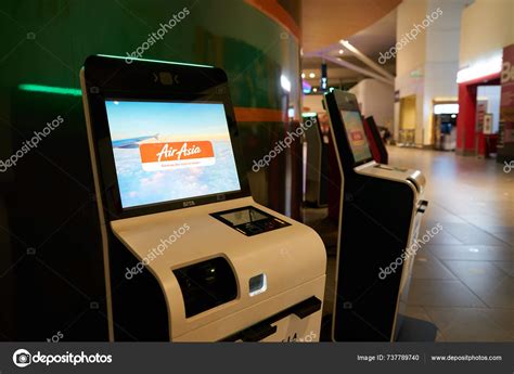 Kuala Lumpur Malaysia Circa March 2023 Self Check Kiosks Seen Stock