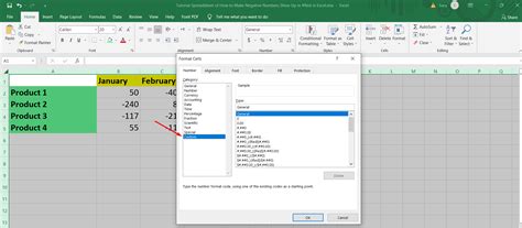 How To Show Negative Numbers In Excel Graph Calendar Printable Templates