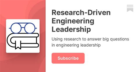 Research Driven Engineering Leadership Lizzie Matusov Substack