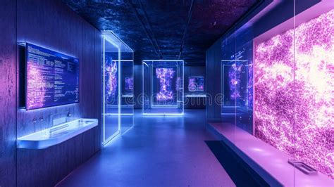 Explore The Future Of Health Data Analysis In A Cyberpunk Inspired Environment With Innovative