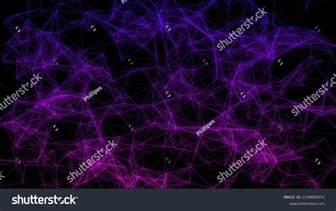 Plexus Technology Background Digital Concept Glowing Stock Illustration